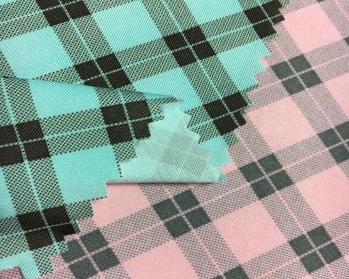 NC-522-75 Classical plaid print polyester spandex fabric | fabric ...